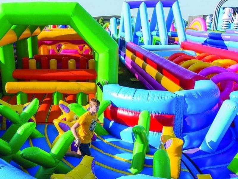 Guinness-Certified World's Largest Bounce House Inflates In Tampa ...