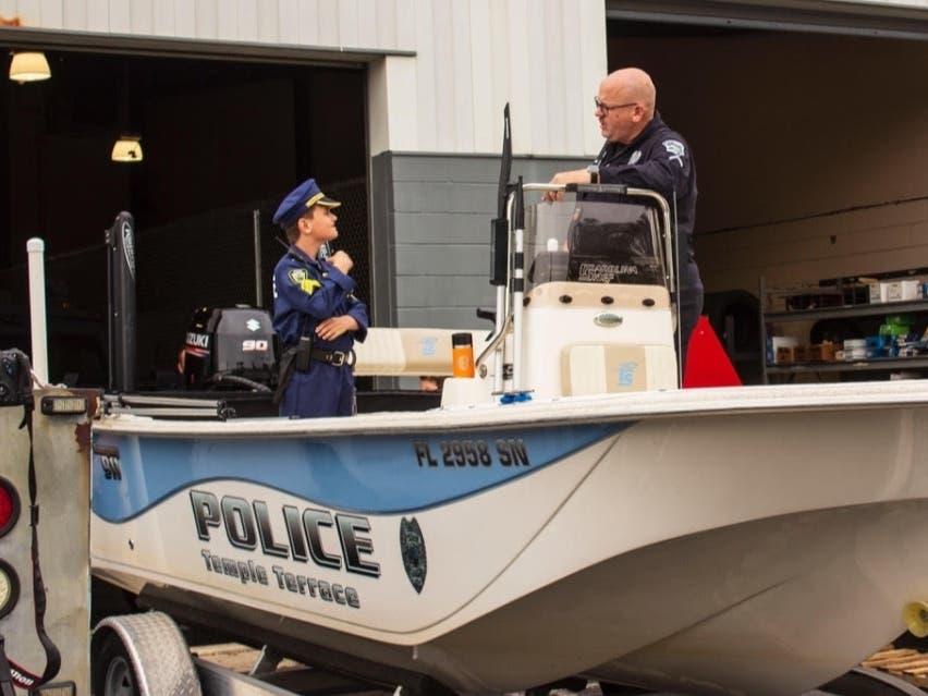 4th-Grader Replaces Temple Terrace Police Chief For A Day | Temple ...