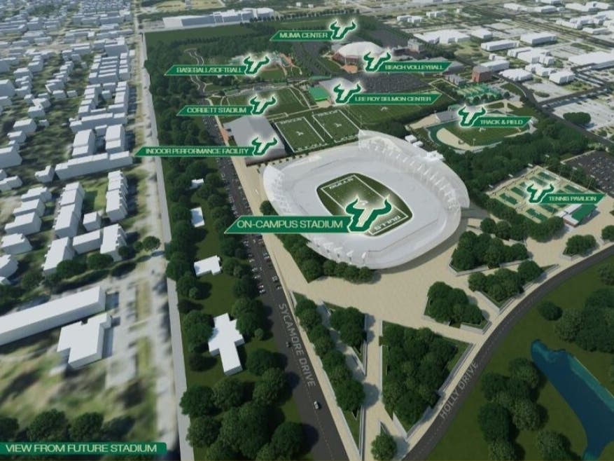 New Stadium For University Of South FL Approved By Board Of Governors ...