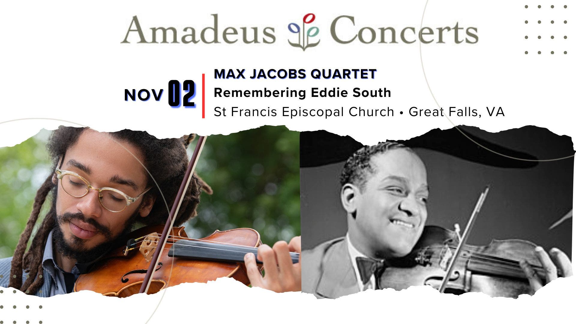 Nov 2 | Amadeus Concerts presents the Max Jacobs Quartet at St. Francis ...