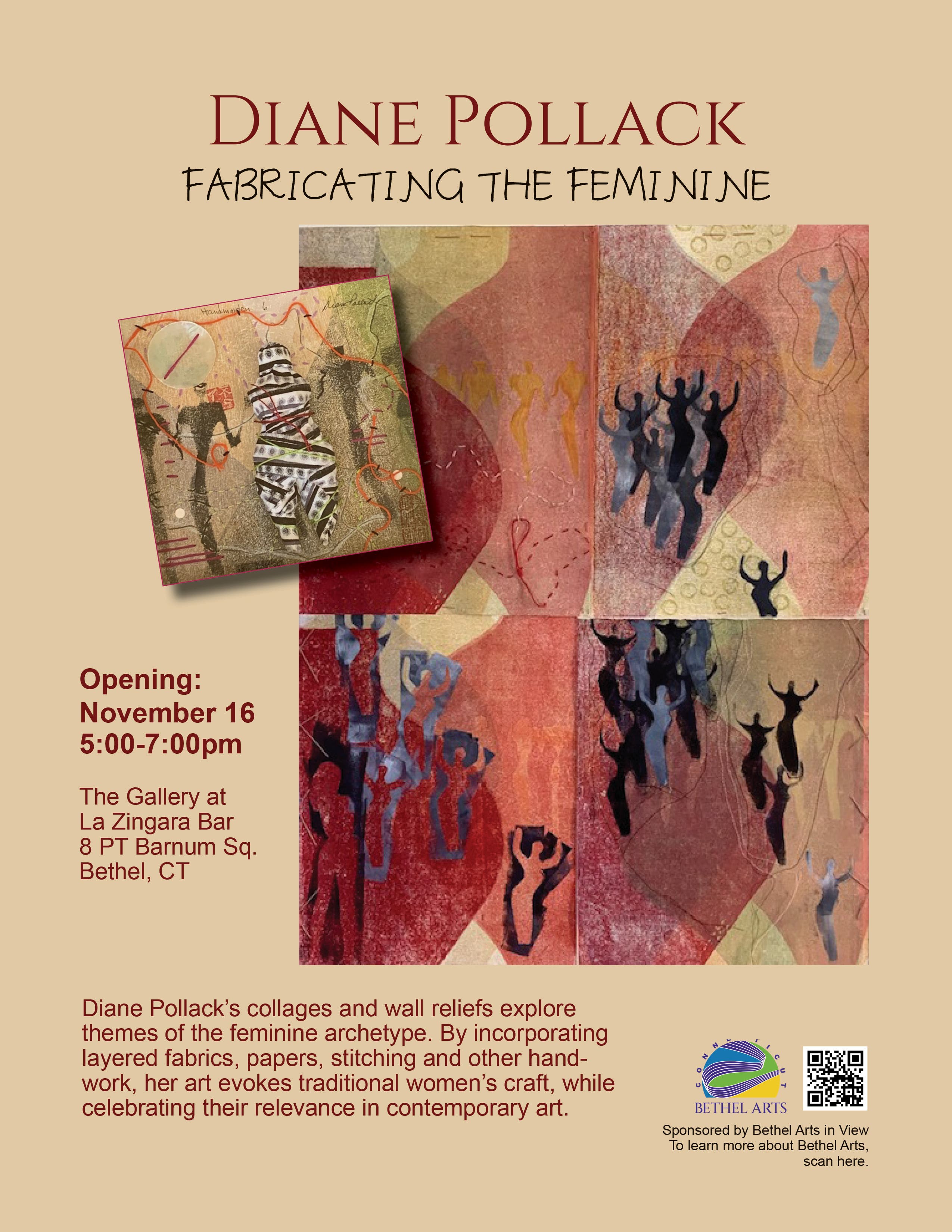 Nov 16 | Fabricating the Feminine art by Diane Pollack | Fairfield, CT ...