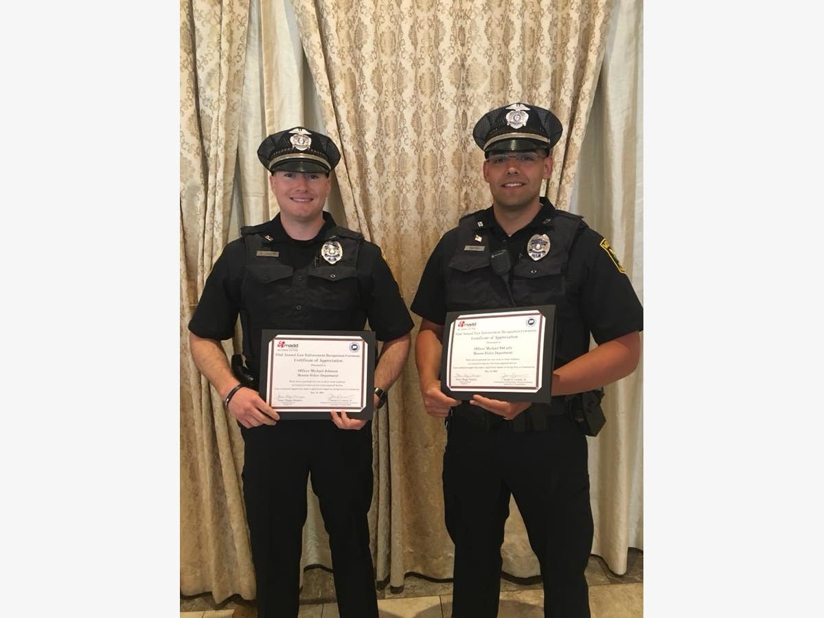 Monroe Police Officers Honored | Monroe, CT Patch