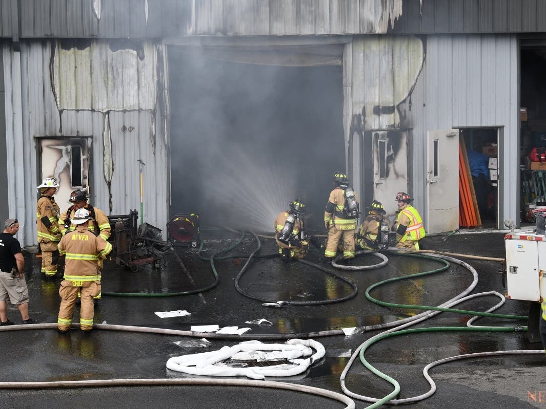 Danbury Firefighters Tackle New Fairfield Commercial Fire | Danbury, CT ...