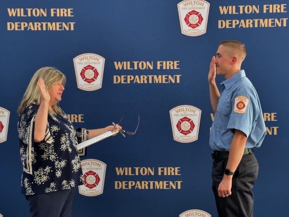 Wilton Welcomes New Firefighter | Wilton, CT Patch