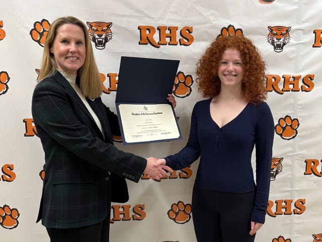 Ridgefield High School Senior Receives DAR Good Citizen Award From ...