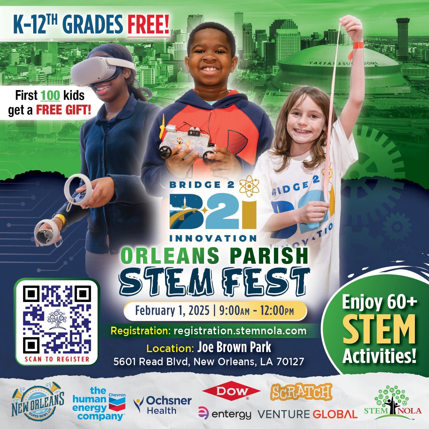 Feb 1 | STEM NOLA to execute final Bridge 2 Innovation (B2I) STEM Fest ...