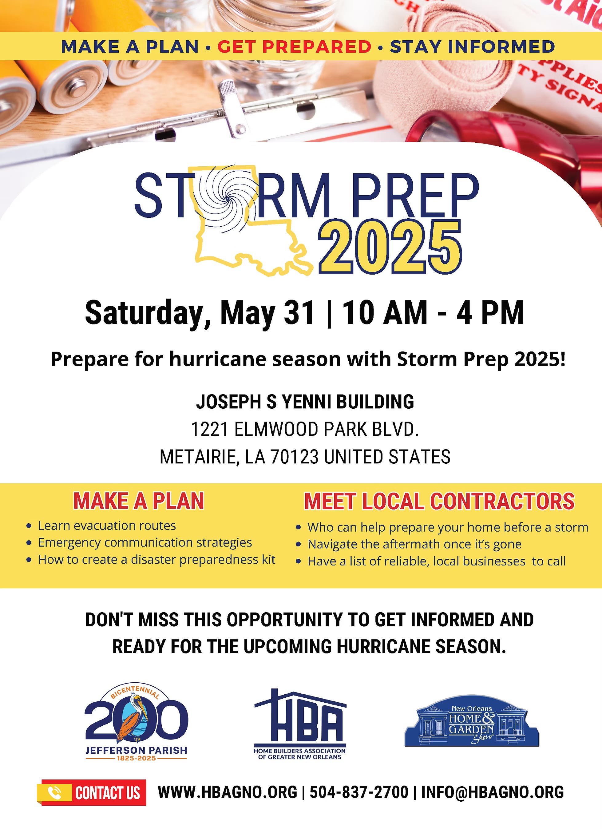 May 31 | Prepare for Hurricane Season with StormPrep 2025 | New Orleans ...