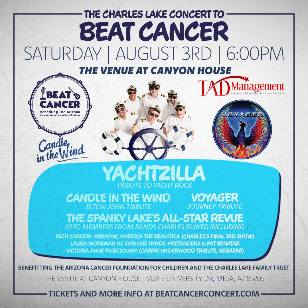 Aug 3 | Yachtzilla Beat Cancer Concert | Phoenix, AZ Patch