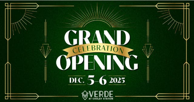 Dec 5 | Verde at Cooley Station Grand Opening | Phoenix, AZ Patch