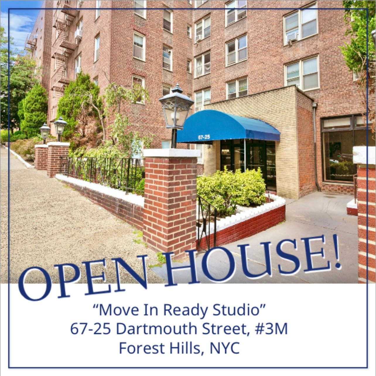Feb 2 | OPEN HOUSE! Move In Ready Studio In Forest Hills *Terrace ...