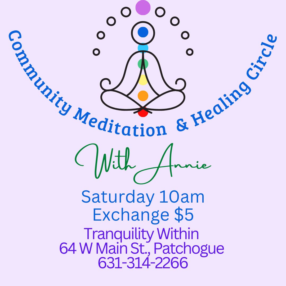 Feb 11 | Community Meditation & Healing Circle with Annie … – Patch ...