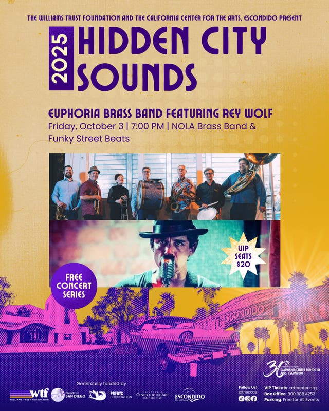 Oct 3 | Hidden City Sounds Series: Euphoria Brass Band ft. Rey Wolf ...