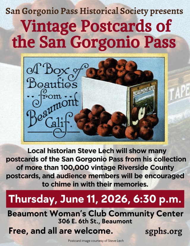 Jun 11 | Vintage Postcards Of The San Gorgonio Pass | Banning, CA Patch