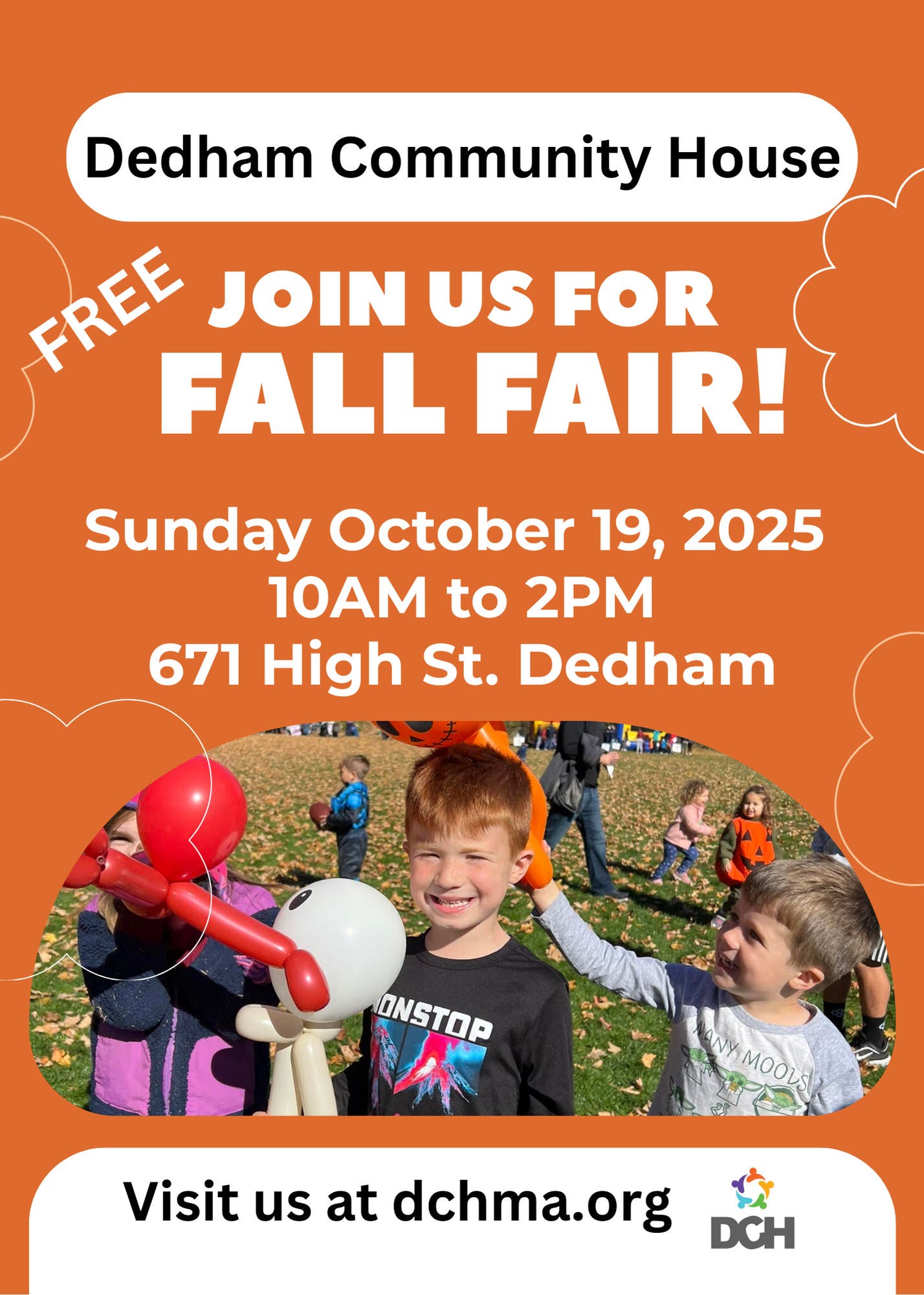 Oct 19 | DCH welcomes you to Fall Fair-Free Family Fun | Dedham, MA Patch