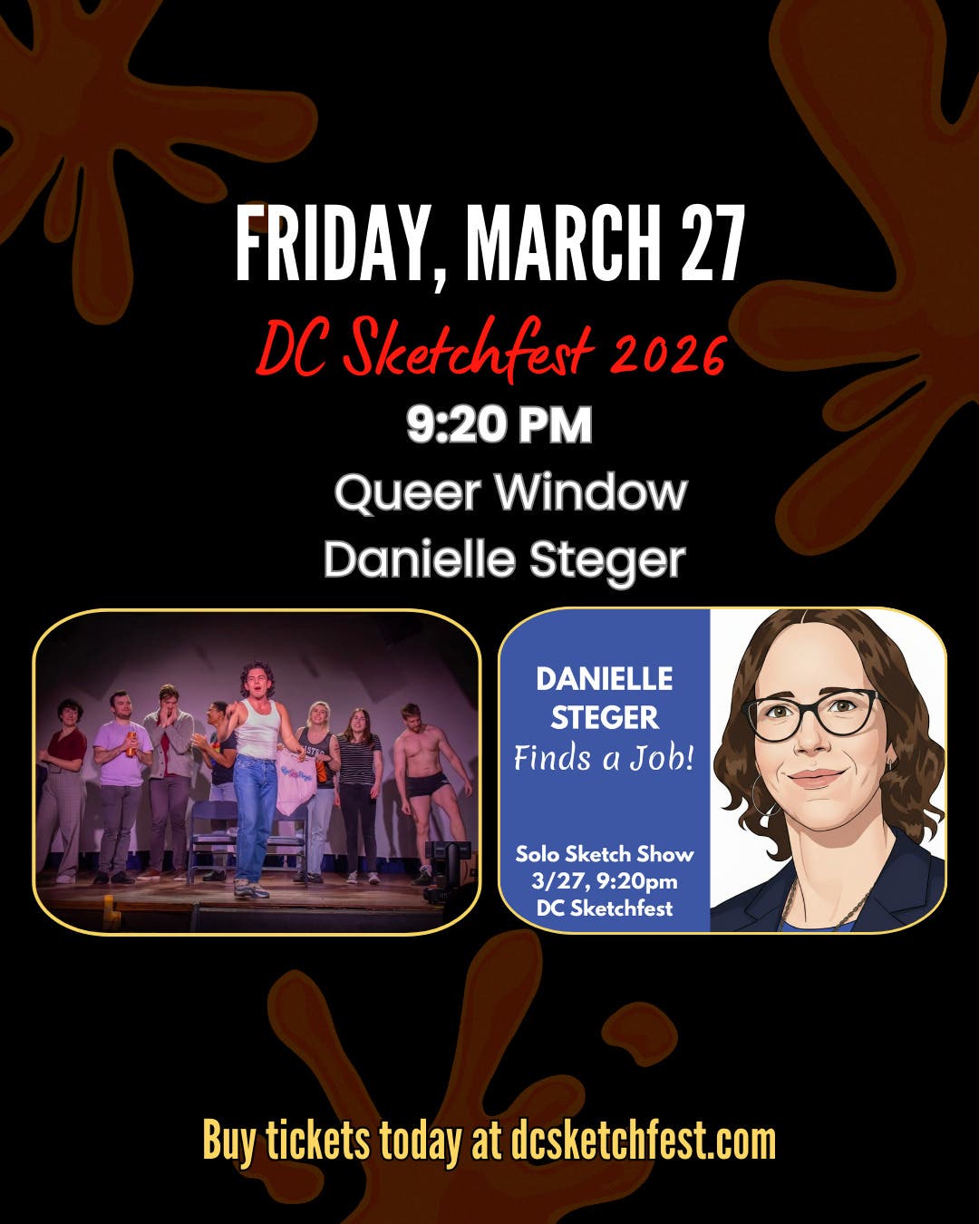 Mar 27 | DC Sketchfest: Danielle Steger / Queer Window | Washington DC ...