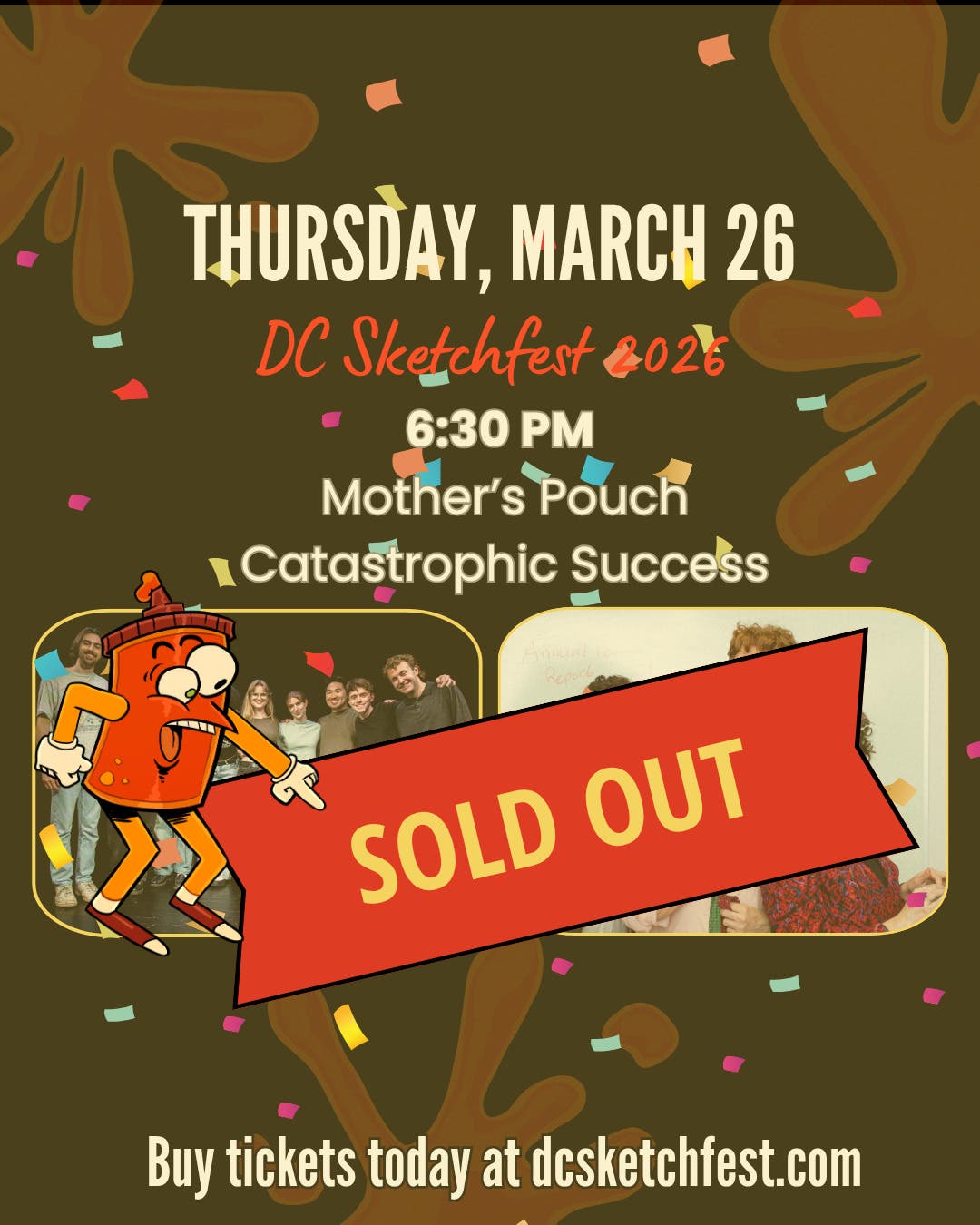 Mar 26 | DC Sketchfest: Mother's Pouch / Catastrophic Success ...