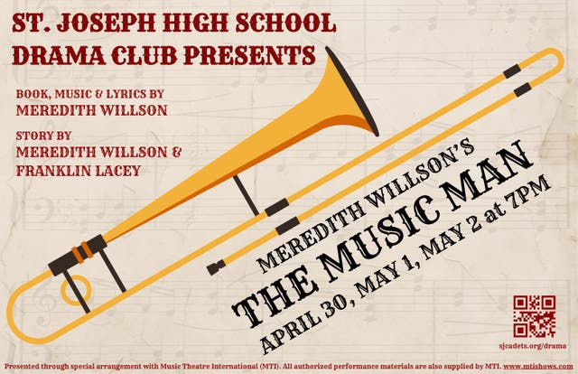 May 1 | The Music Man: Presented by the SJHS Drama Club | Trumbull, CT ...