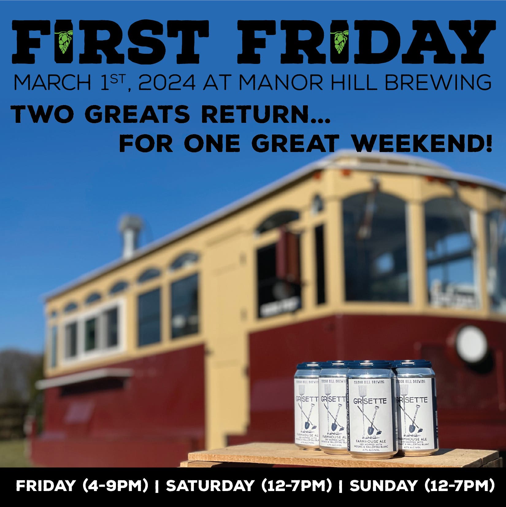Mar 1 | First Friday Release + Pizza Trolley Re-Opening | Ellicott City ...