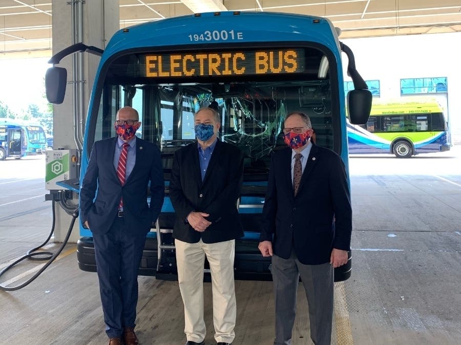 Montgomery County Rolls Out First All-Electric Ride On Buses ...