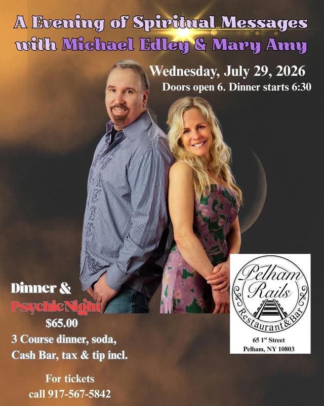 Jul 29 | A Evening of Spiritual Messages and Dinner with Mary Amy and ...