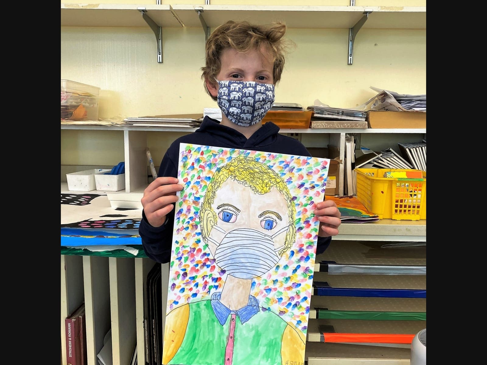 Pandemic Self-portraits: Fourth Graders Document a Moment in Time ...