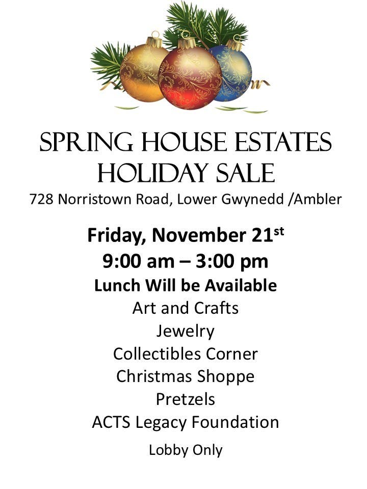 Nov 21 | Holiday Sale | Lower Gwynedd, PA Patch