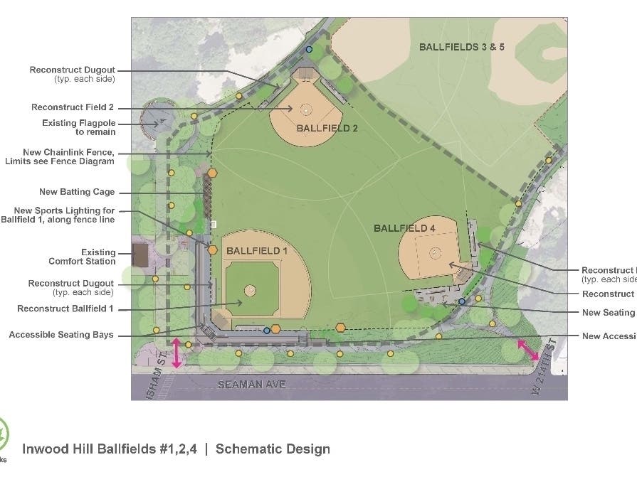 SEE: City Reveals $7.3M Redesign Of Inwood Hill Park Fields ...