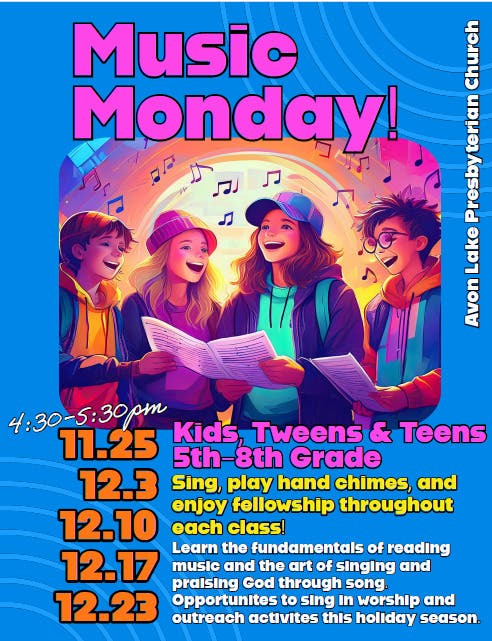 Nov 25 | Tweens and Teens Music Monday! | Avon-Avon Lake, OH Patch