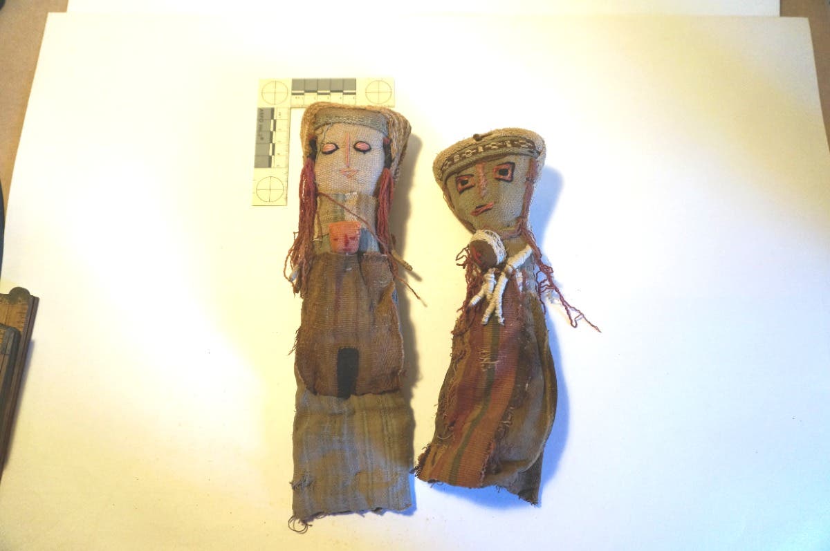 Peruvian mummy dolls - Newport, RI Patch