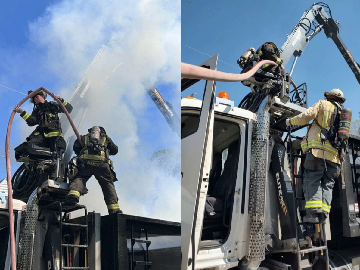 Tree Truck Fire In Ardmore Gets Extinguished | Ardmore, PA Patch