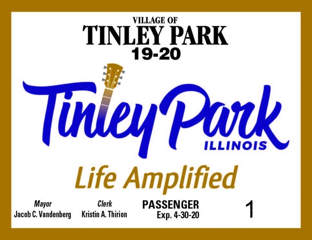 Tinley Vehicle Stickers With New Logo Go On Sale | Tinley Park, IL Patch
