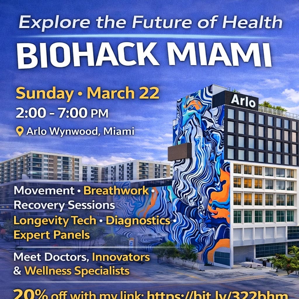 Mar 22 | The Future of Health is Here at Biohack Miami-Experience ...