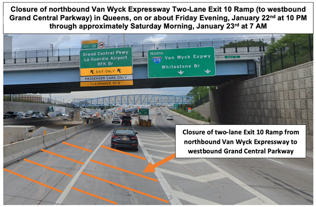 Overnight Closure To Affect Van Wyck Expressway Exit Ramp | Forest ...
