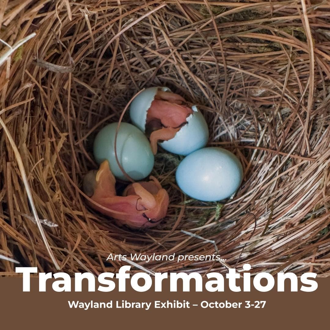 Oct 2 | Arts Wayland Presents: "Transformations" | Wayland, MA Patch