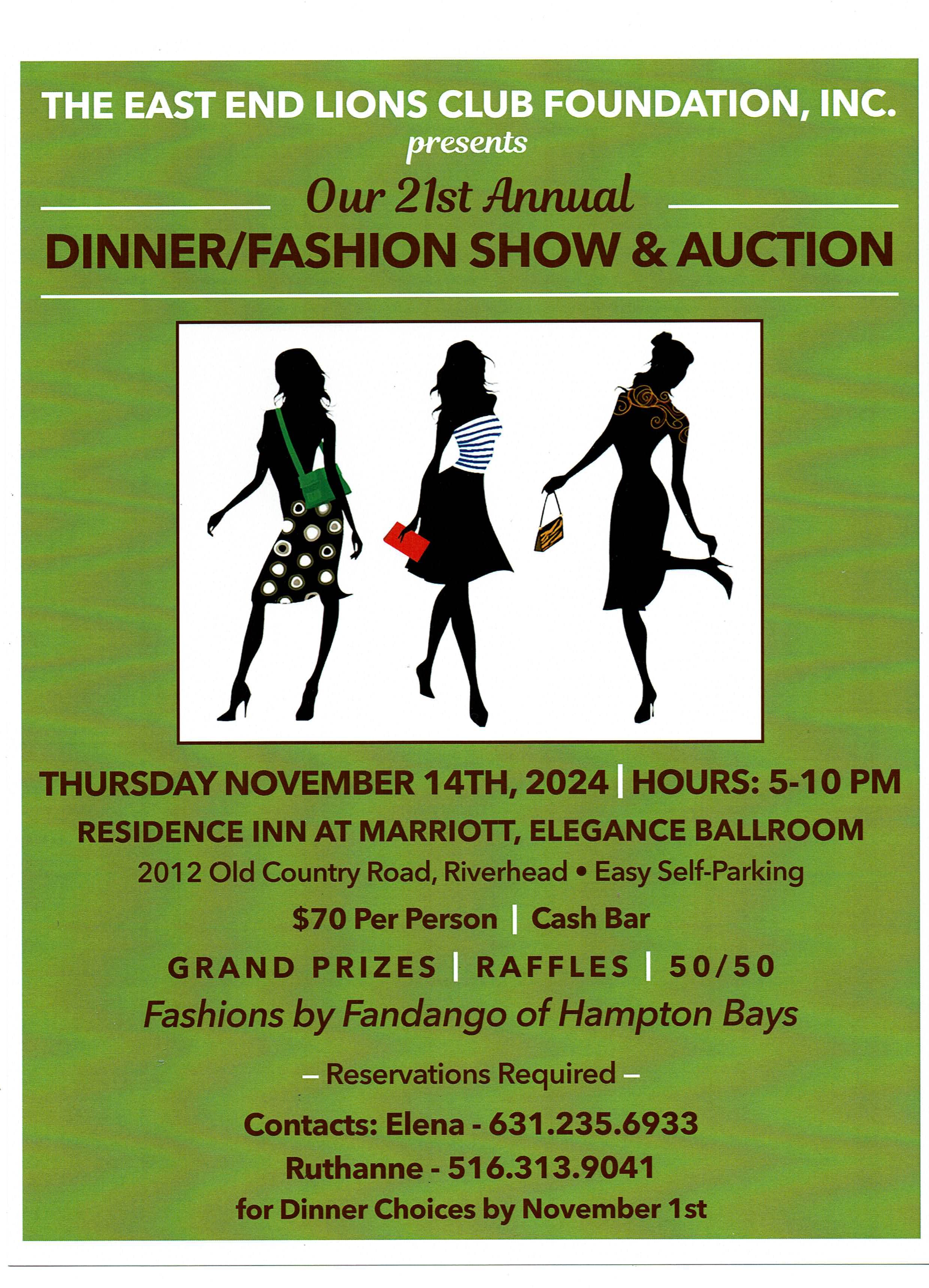 Nov 14 | 21st Annual Fashion Show - Dinner - Auctions - Raffles ...