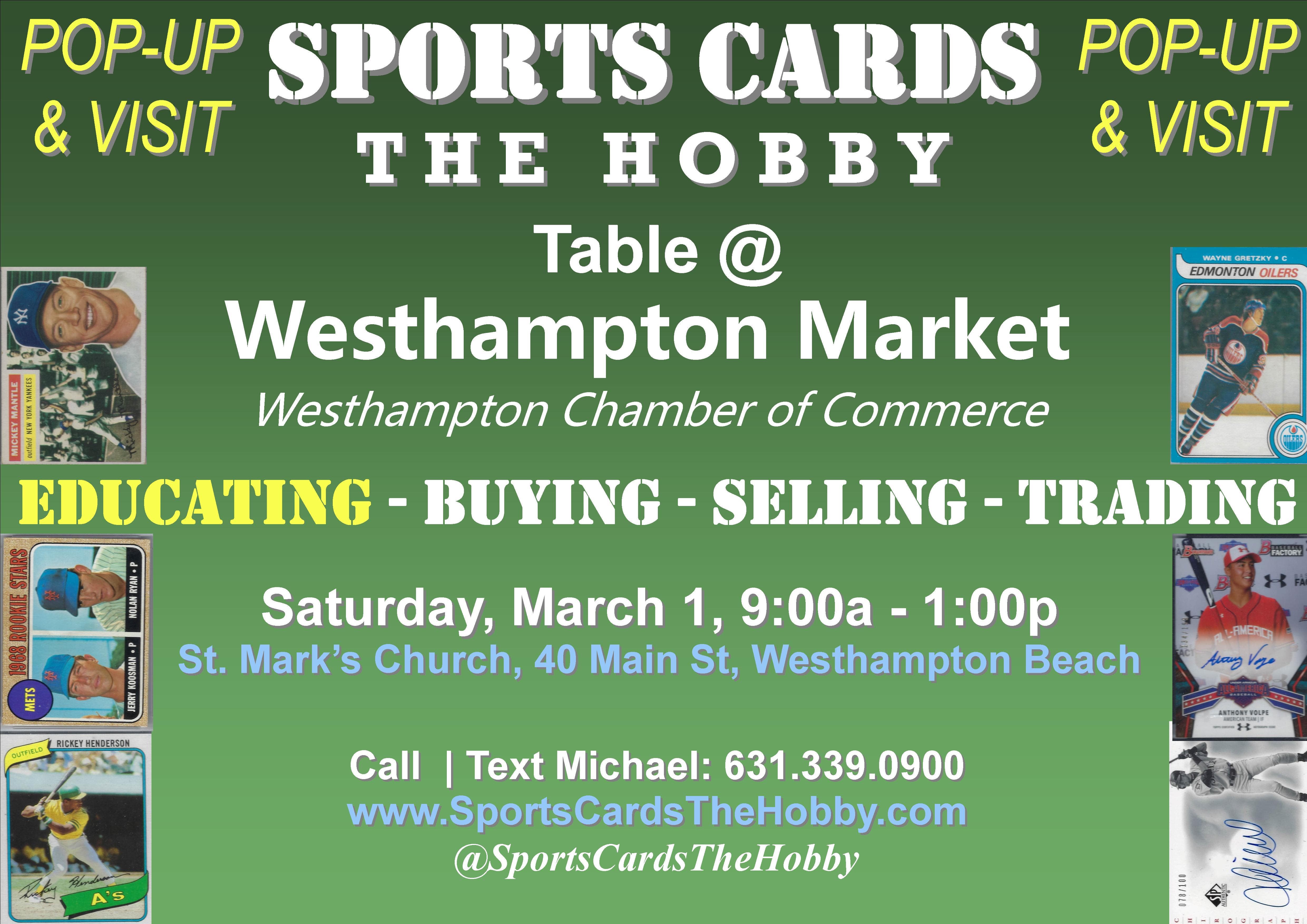 Mar 1 | Meet Michael, from Sports Cards The Hobby at the Westhampton ...