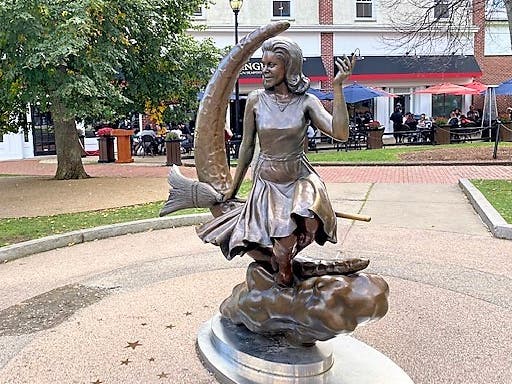 Salem's 'Bewitched' Statue Cleans Up Well After Vandalism | Salem, MA Patch