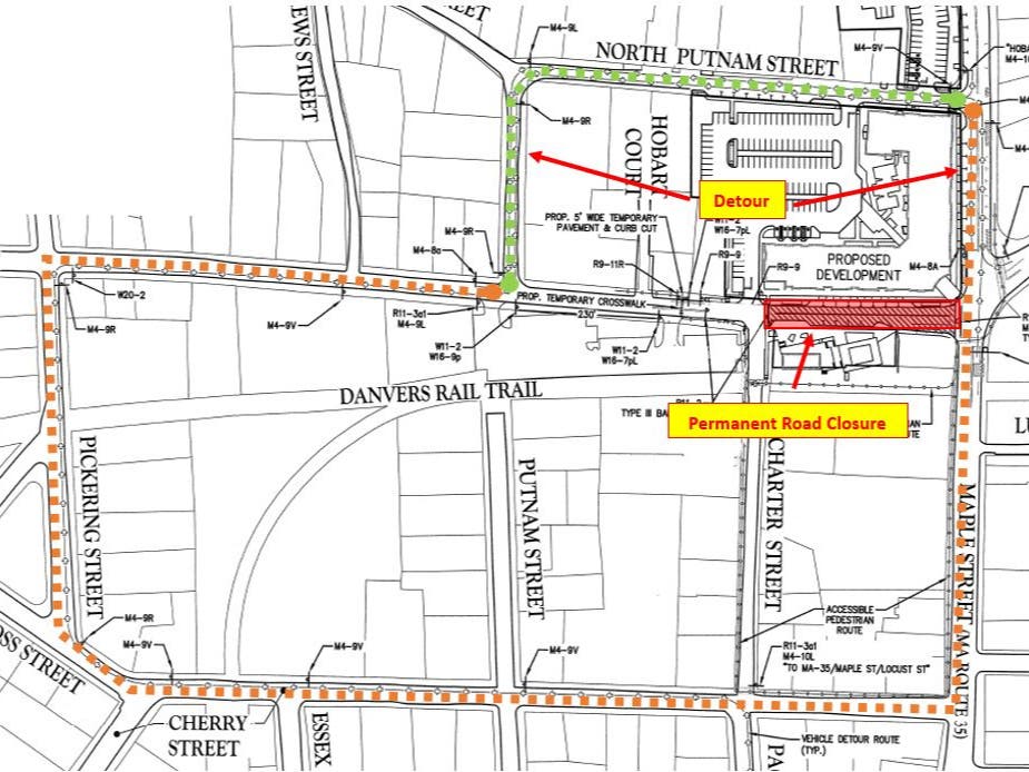 Danvers Street To Close For 2 Weeks For 128 Maple Project Work ...