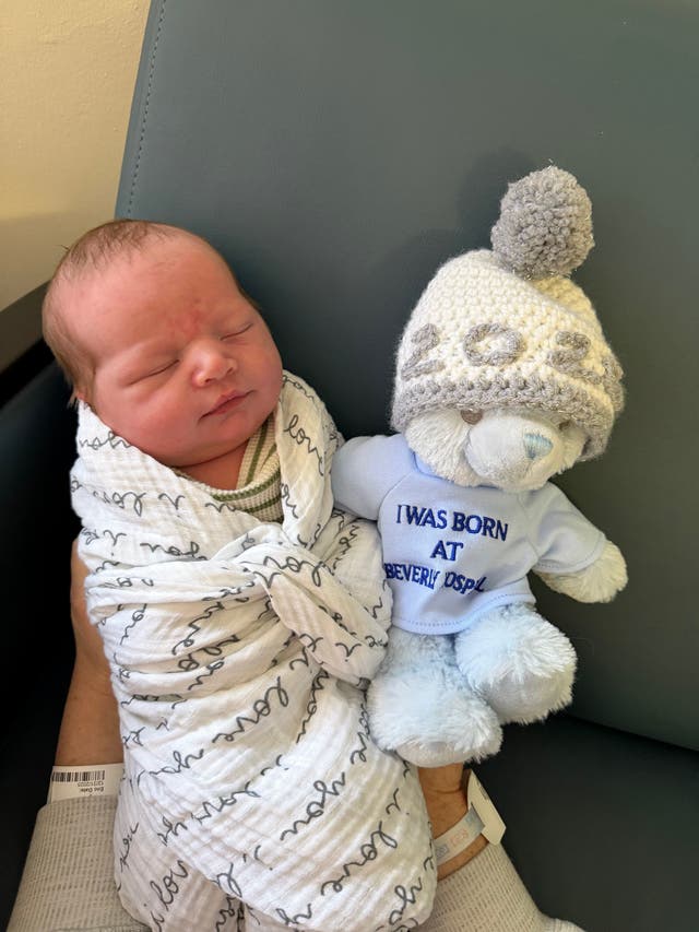 Baby Carter Is Beverly Hospital's First 2026 Newborn | Beverly, MA Patch