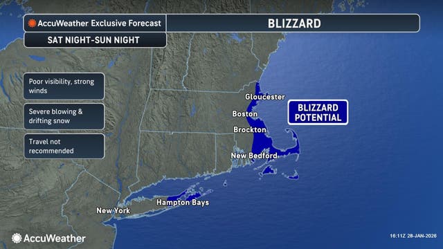 Bomb Cyclone Storm Threatens MA With 60+ MPH Winds, Blizzard Conditions ...