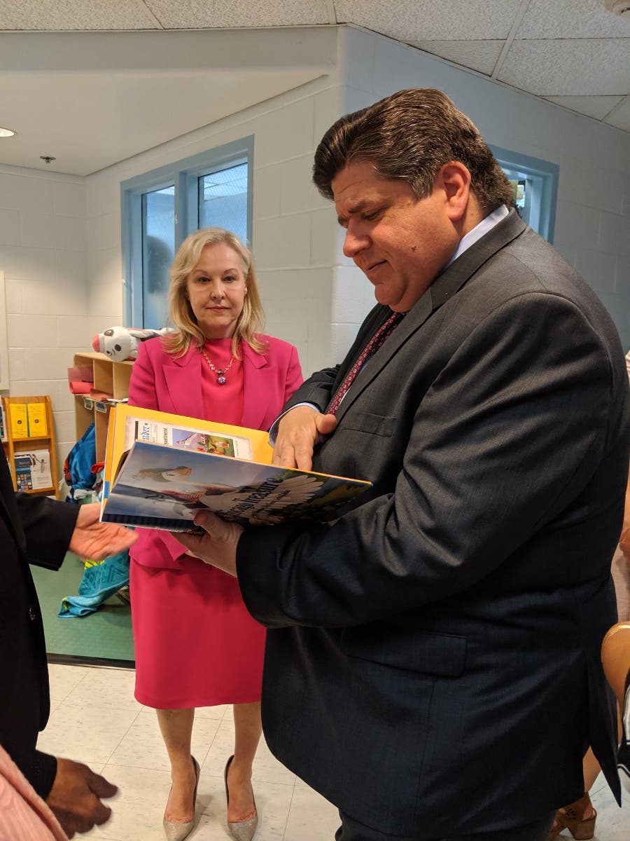 Governor JB Pritzker reads new children’s book “Chicago Treasure ...