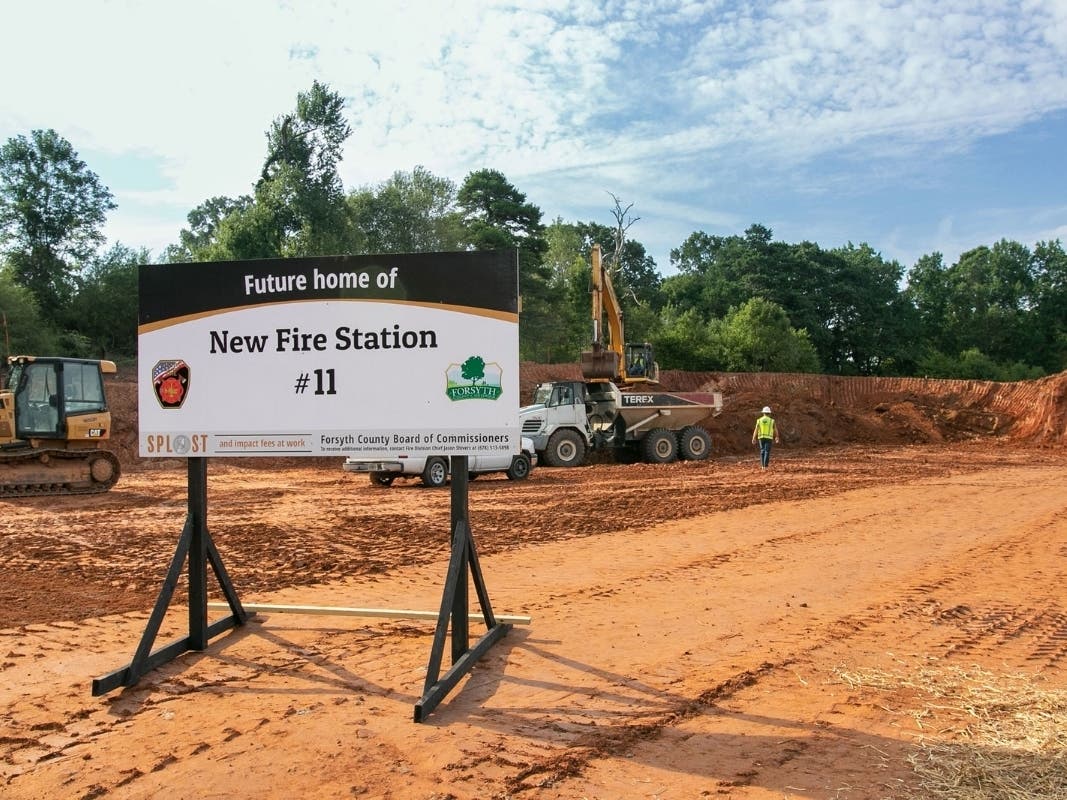 Ground Broken For New Fire Station In West Central Forsyth County ...