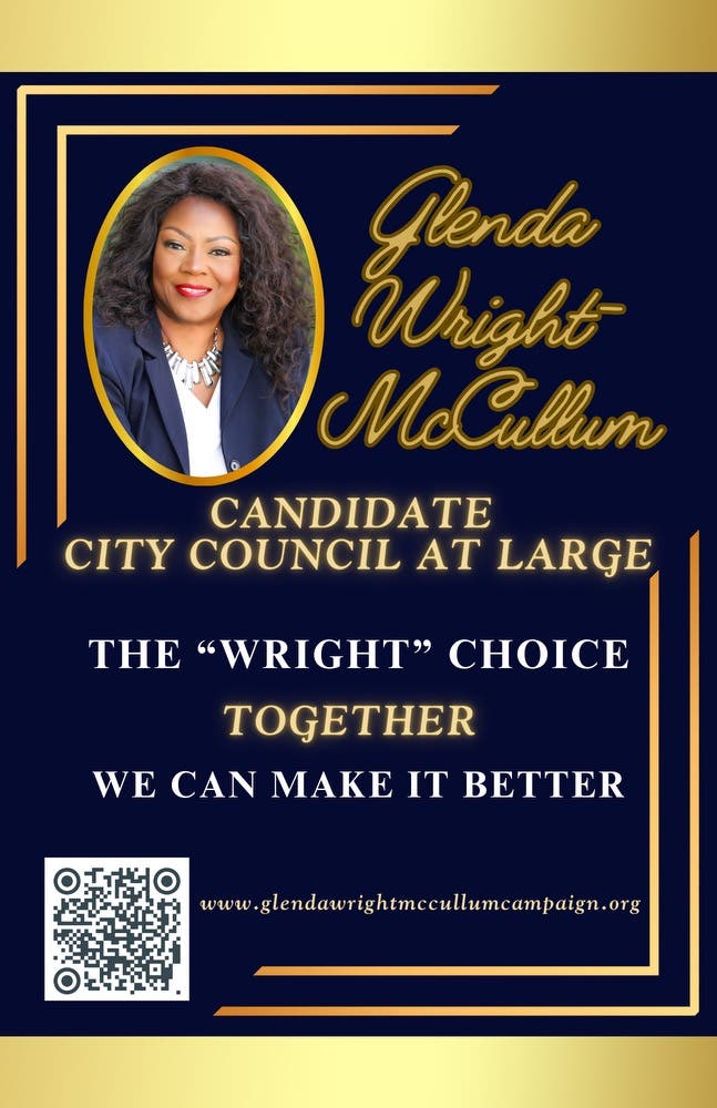 Dr. Glenda Wright McCullum is a Candidate for City Council at-Large ...