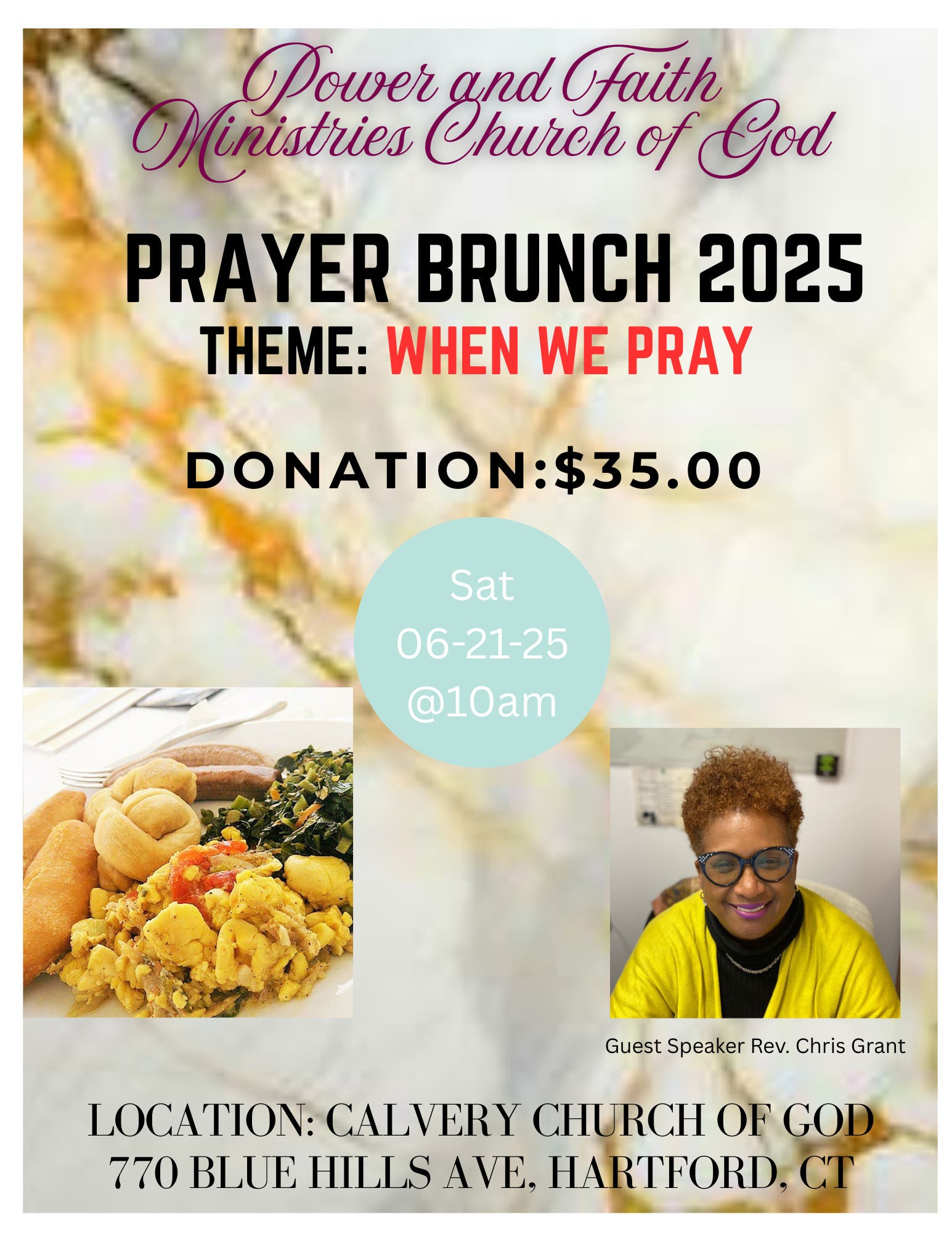 Jun 21 | Power and Faith Ministries Church of God Prayer Brunch ...