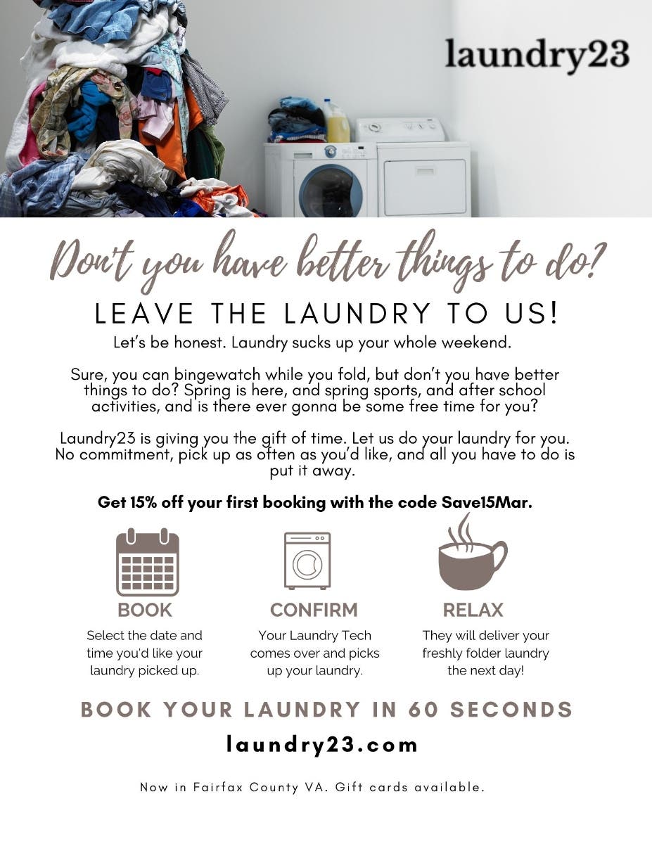 Let us do your laundry. We pick up from your home or office. - Reston ...