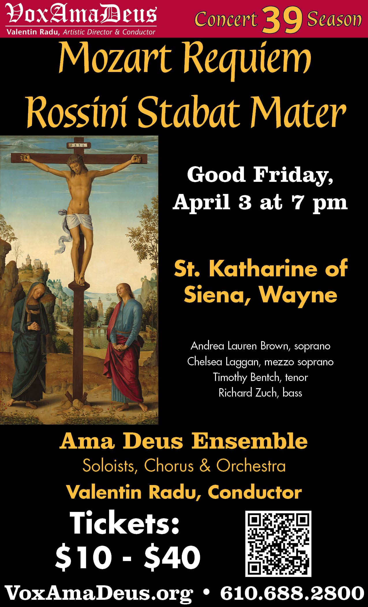 Apr 3 | Mozart & Rossini | Tredyffrin, PA Patch