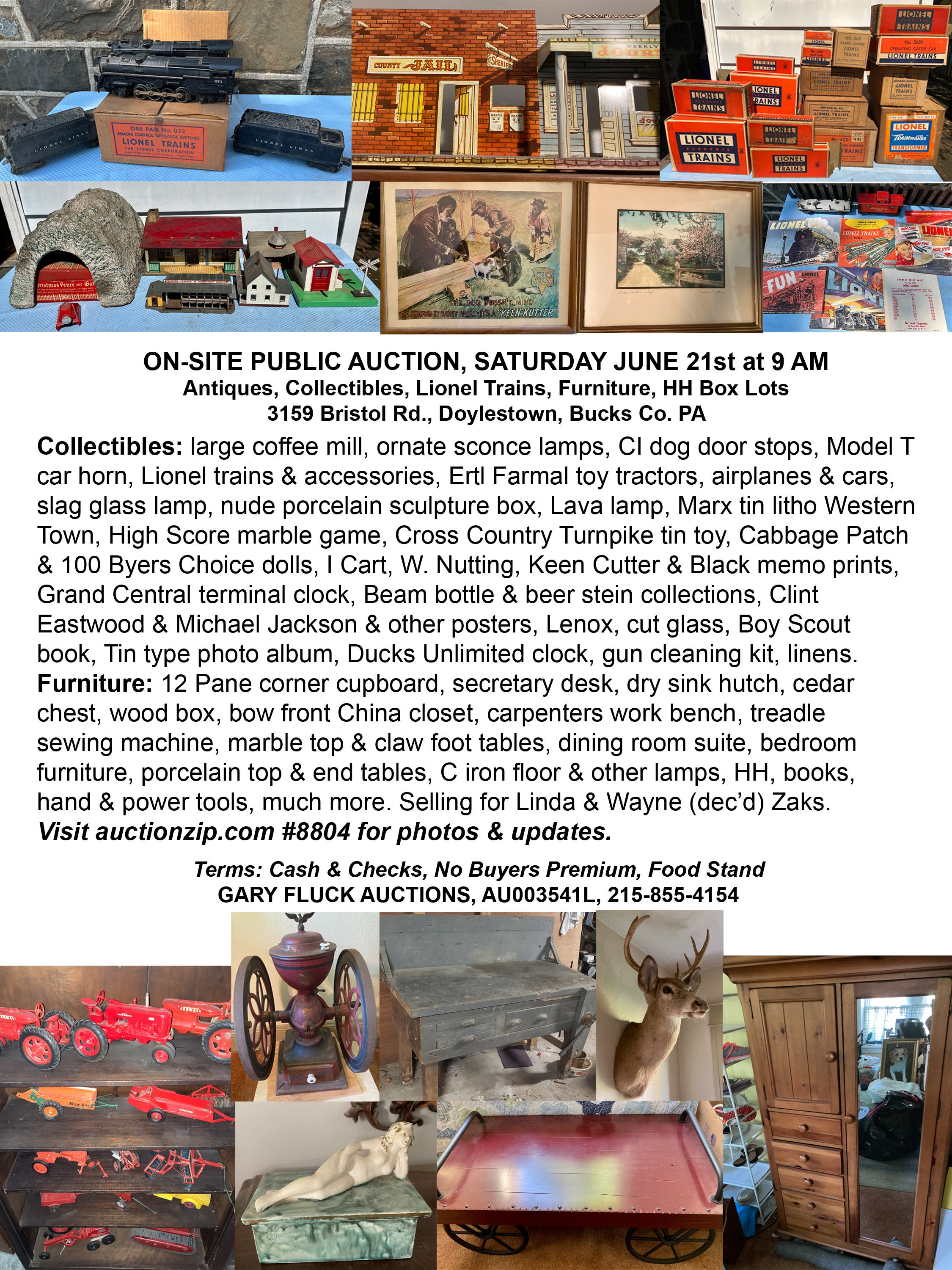Jun 21 | On-Site Public Auction | Doylestown, PA Patch