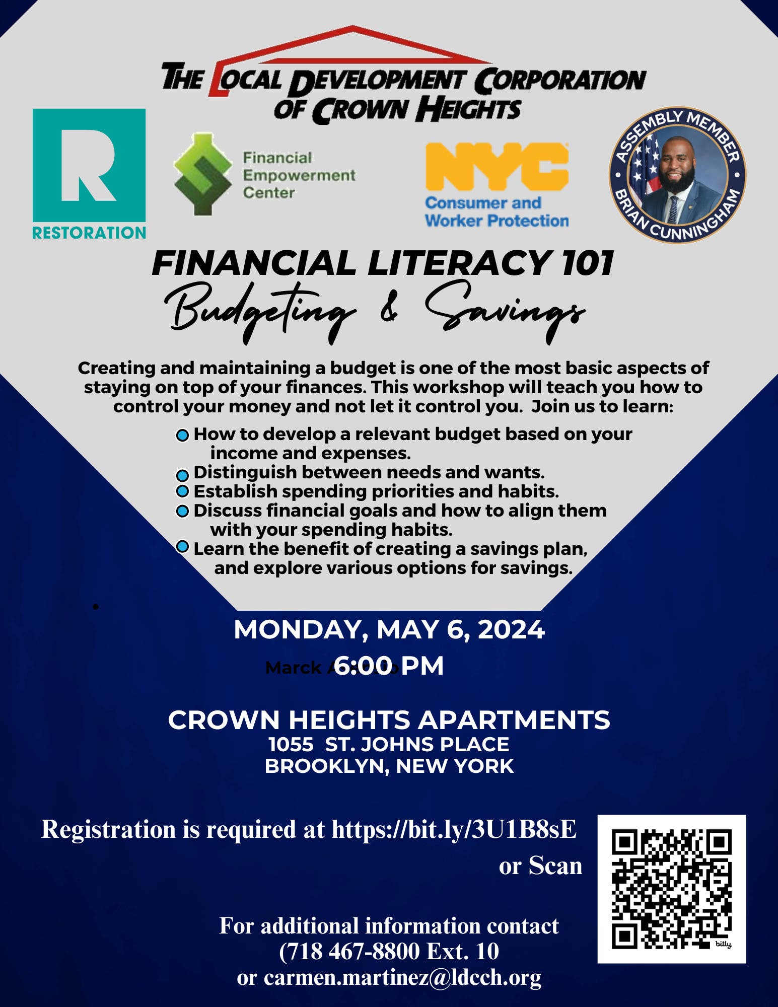 May 6 | Financial Literacy 101: Budgeting & Savings | Prospect Heights ...