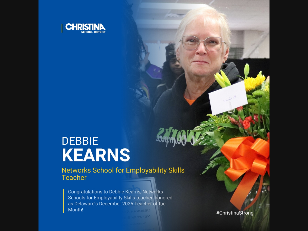 Debbie Kearns Named as DSEA Teacher of the Month for December 2025 ...