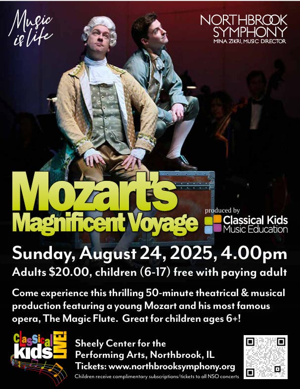 Aug 24 | Mozart's Magnificent Voyage | Northbrook, IL Patch